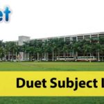 BUET Subject list with Faculty and Seats